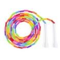 BuyJumpRopes, Rainbow - Long Plastic Adjustable Segmented Jump Rope for ...