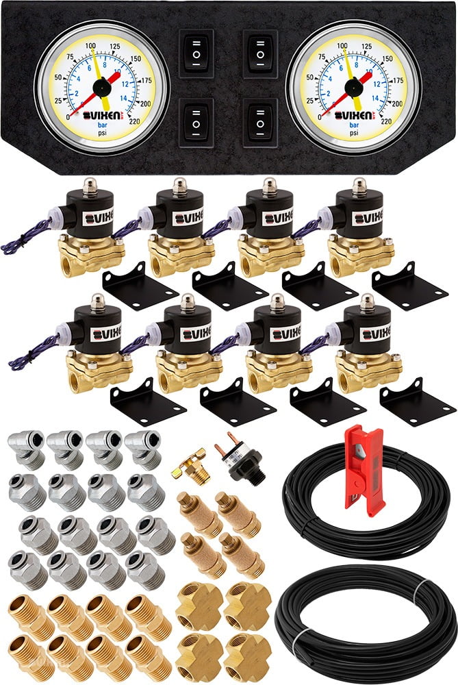 Vixen Air 1/2" NPT Air Ride Suspension High Flow Air Valves/Solenoids ...