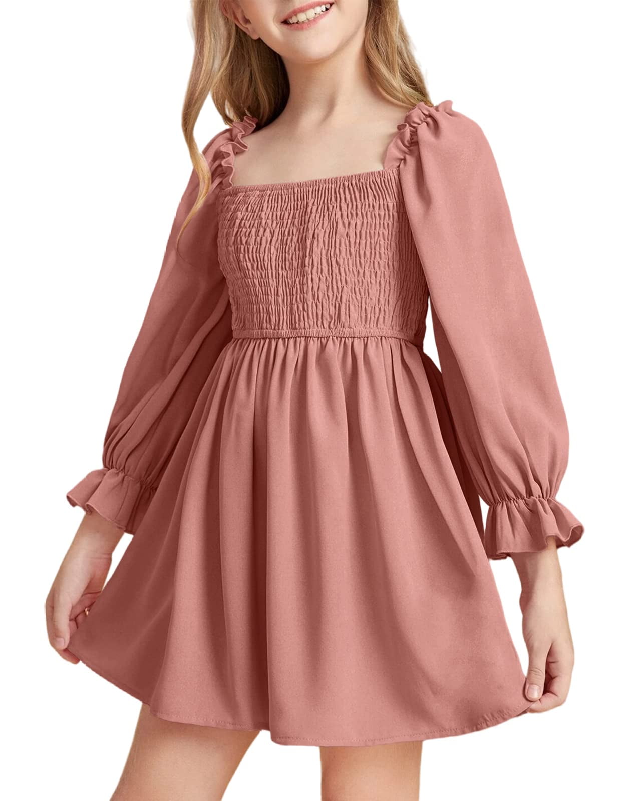 Sherrylily Summer Little Girls Kids Chiffon Ruffle Mini Dresses Short ...