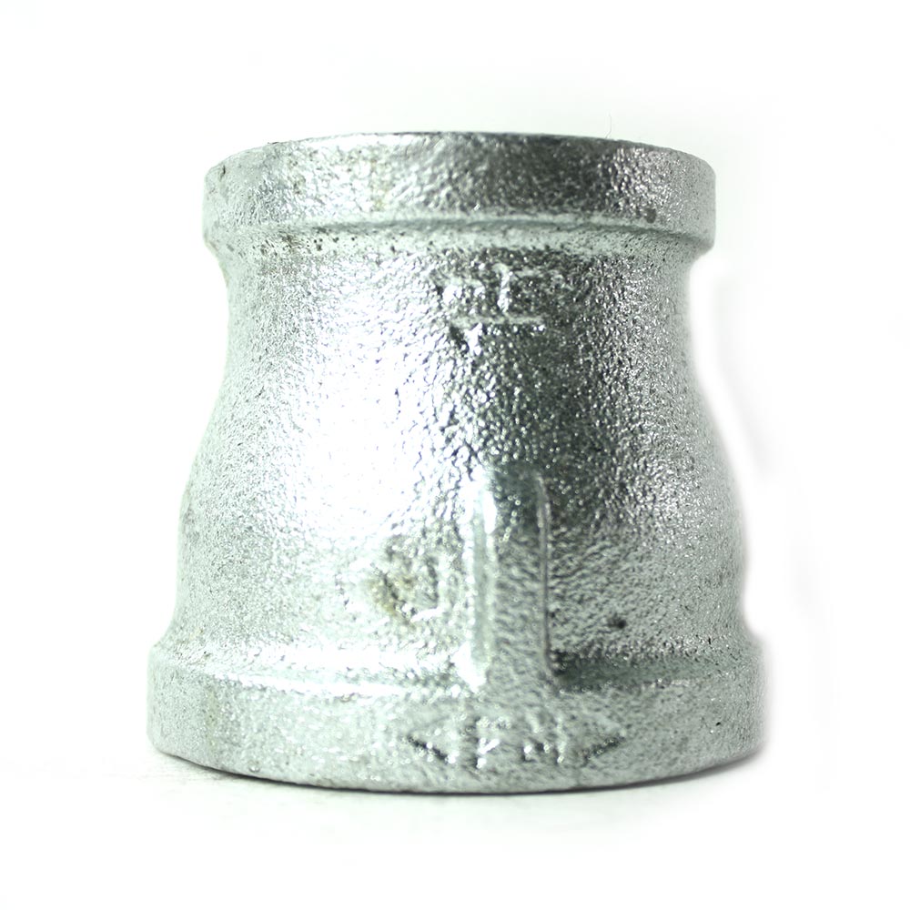 Thrifco 5218047 2 Inch x 1-1/2 Inch Galvanized Steel Reducer Coupling ...