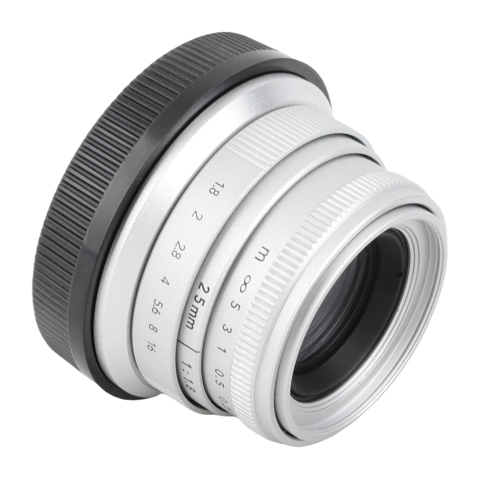APS-C Fixed Lens, 25mm F1.8 Large Aperture Lens 7 Elements in 5 Groups ...