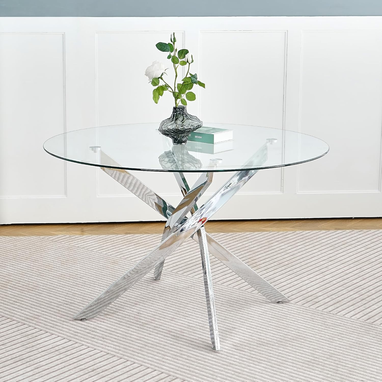 Click here for Heavenly Collection Star Dining Table  Tempered Gl... prices