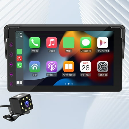 HonHasione 7 Inch Car Radio Mirrorlink Wireless Carplay Android Auto ...