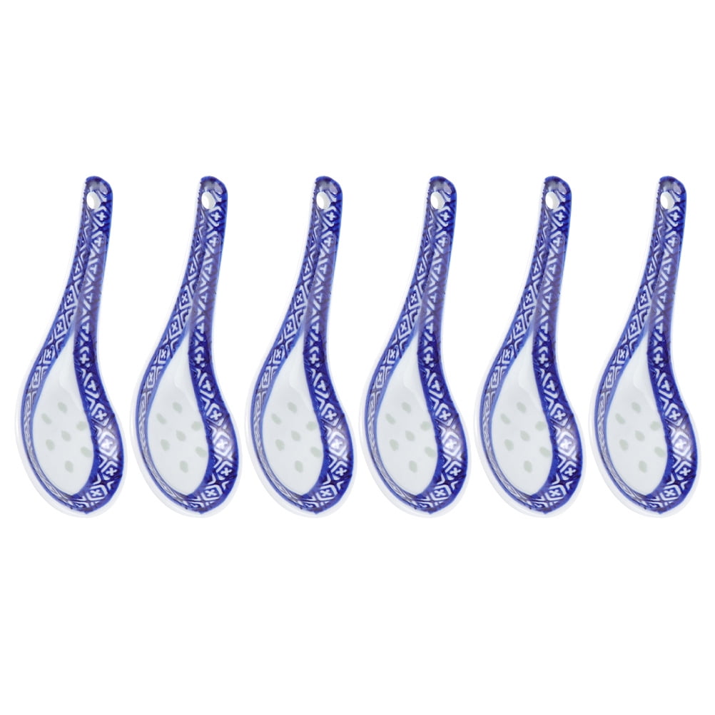 Click here for Ounona 6pcs Chinese Style Soup Spoons Ceramic Mini... prices