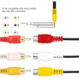 Totowood, AV Adapter, 23CM/9in, 3 RCA to AV Input Cable for TCL TV ...