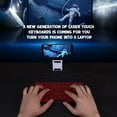Wireless Projection Keyboard, Mobile Phone Holder Compatible Transform ...