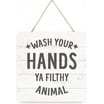 Barnyard Designs Wash Your Hands Sign Primitive Country Farmhouse ...