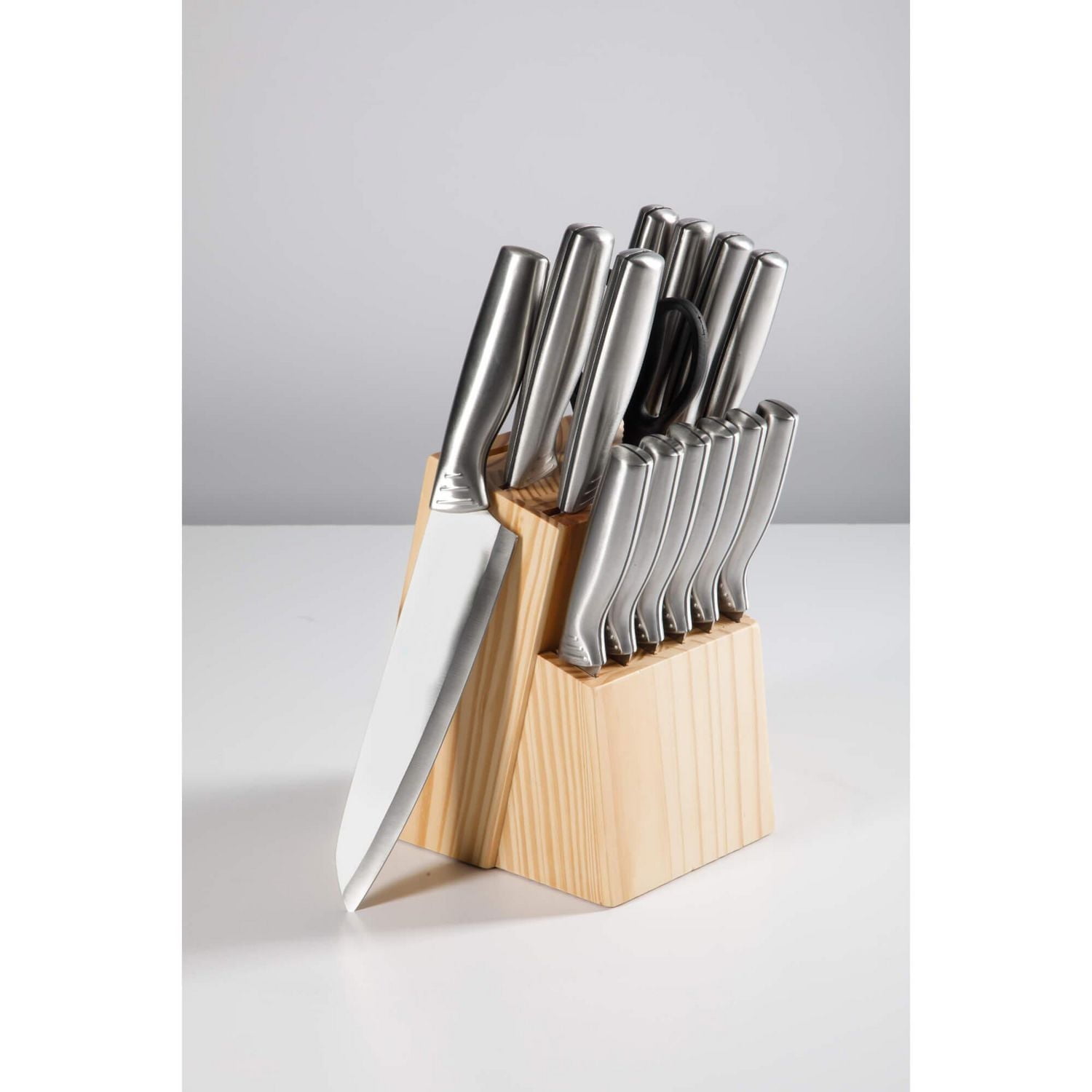 Click here for Oster Eckert 15 Piece Cutlery Set W/Pine Block prices