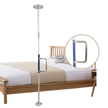 Transfer Pole Bed Rails Assist Bar for Seniors Security Pole Grab Bar ...