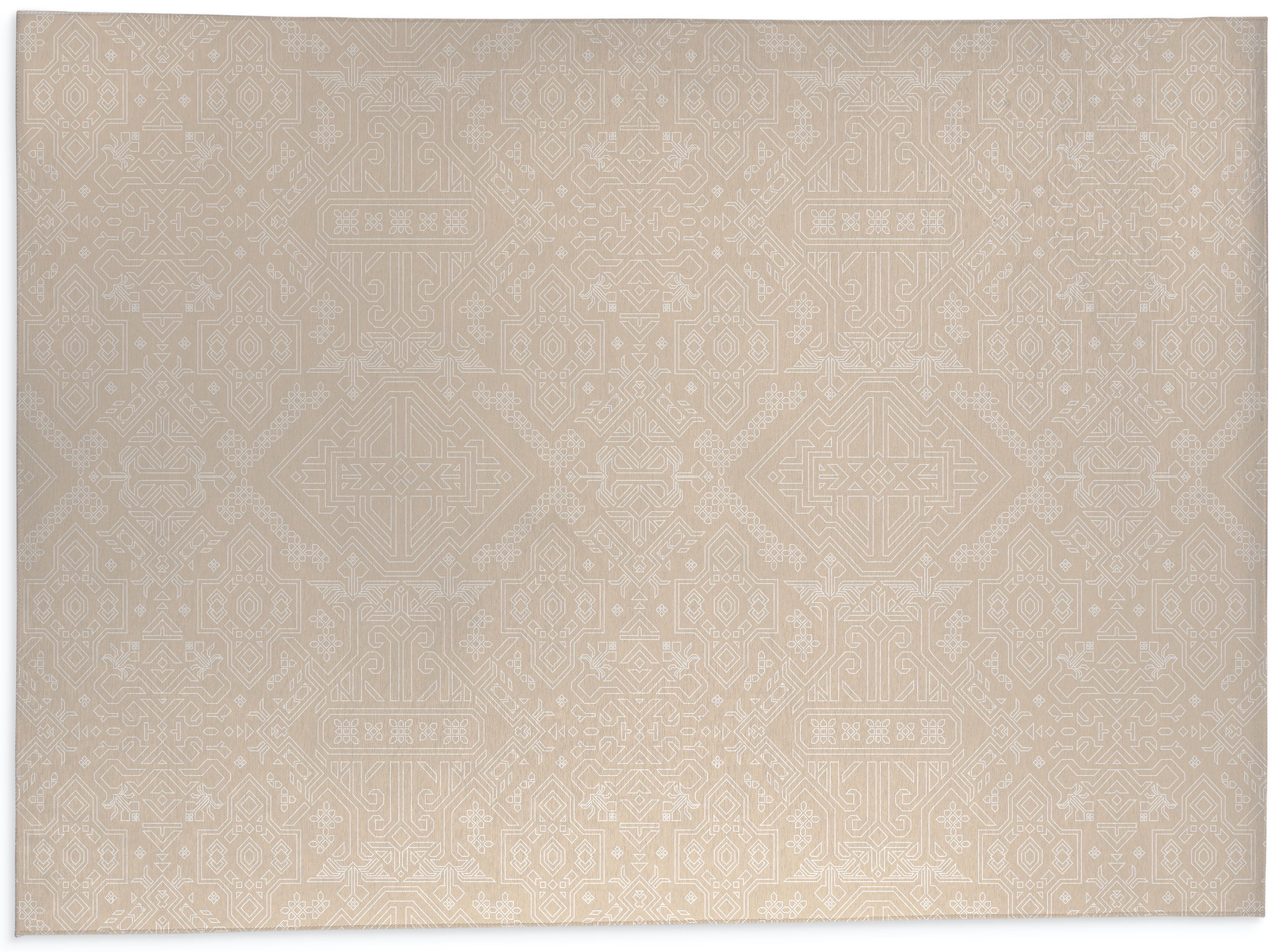 Mamluk Beige Office Mat by Kavka Designs - Walmart.com