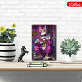 8x12 Inch Metal Wall Art Rabbit Graffiti Alley Hip Hop Money Design Tin ...