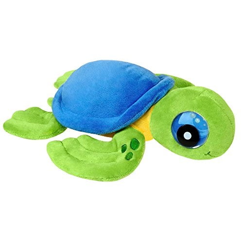 Fiesta Toys Zoogly Sea Turtle with Googly Eyes Plush Stuffed Animal Toy ...
