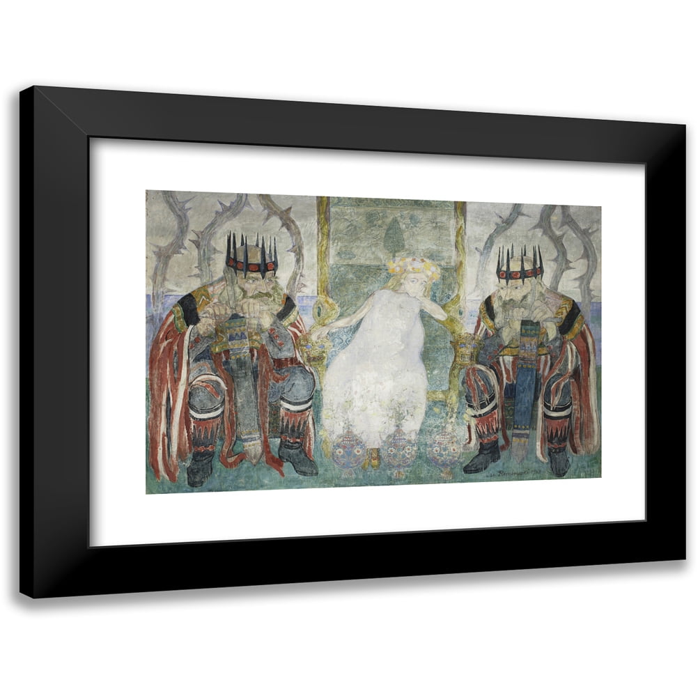 Jan Rembowski 24x17 Black Modern Framed Museum Art Print Titled ...