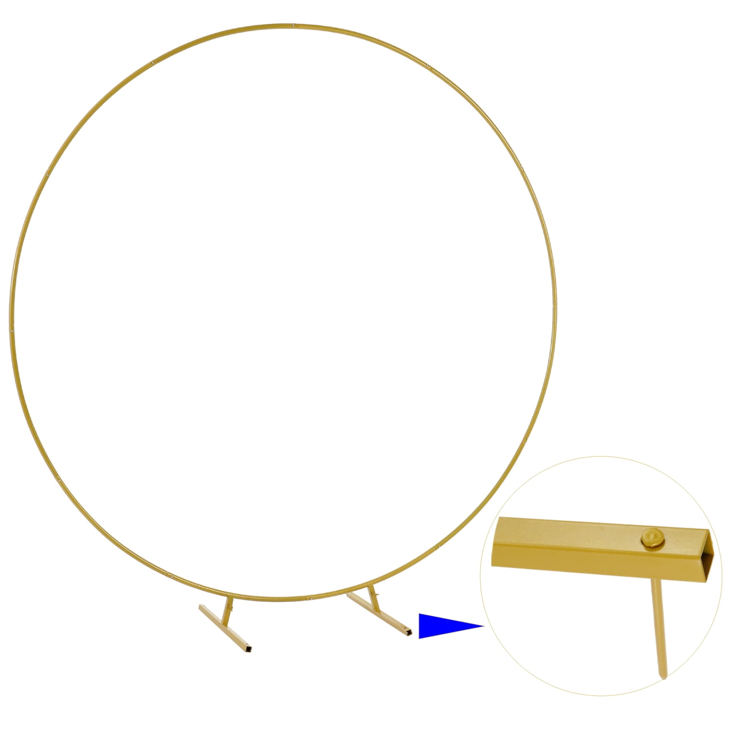 Buy Garfans Wedding Arch Circle Balloon Arch Frame Round Backdrop Stand ...