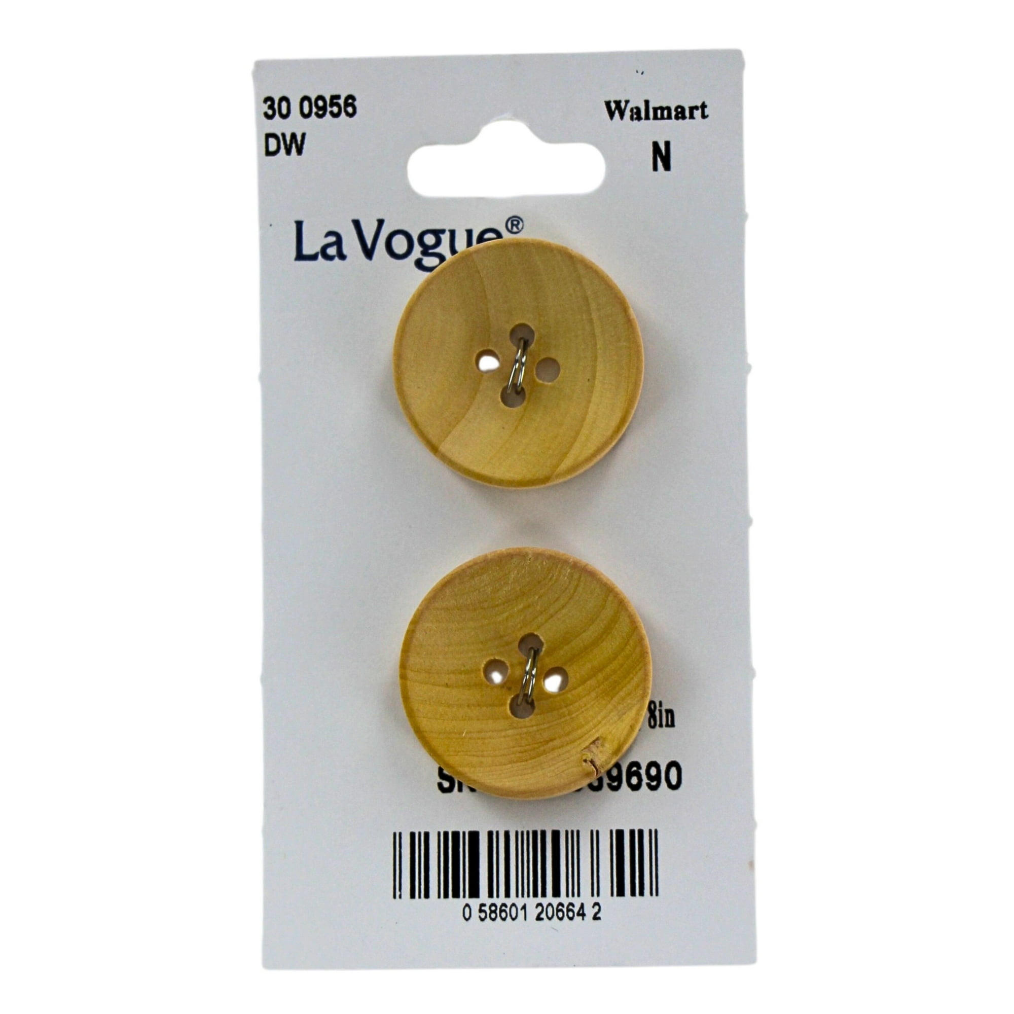 Click here for La Vogue Buttons  Natural Material - 2 Pieces  22m... prices