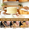 Adjustable Bread Knife with Thickness Guide Stainless Steel Blade ...