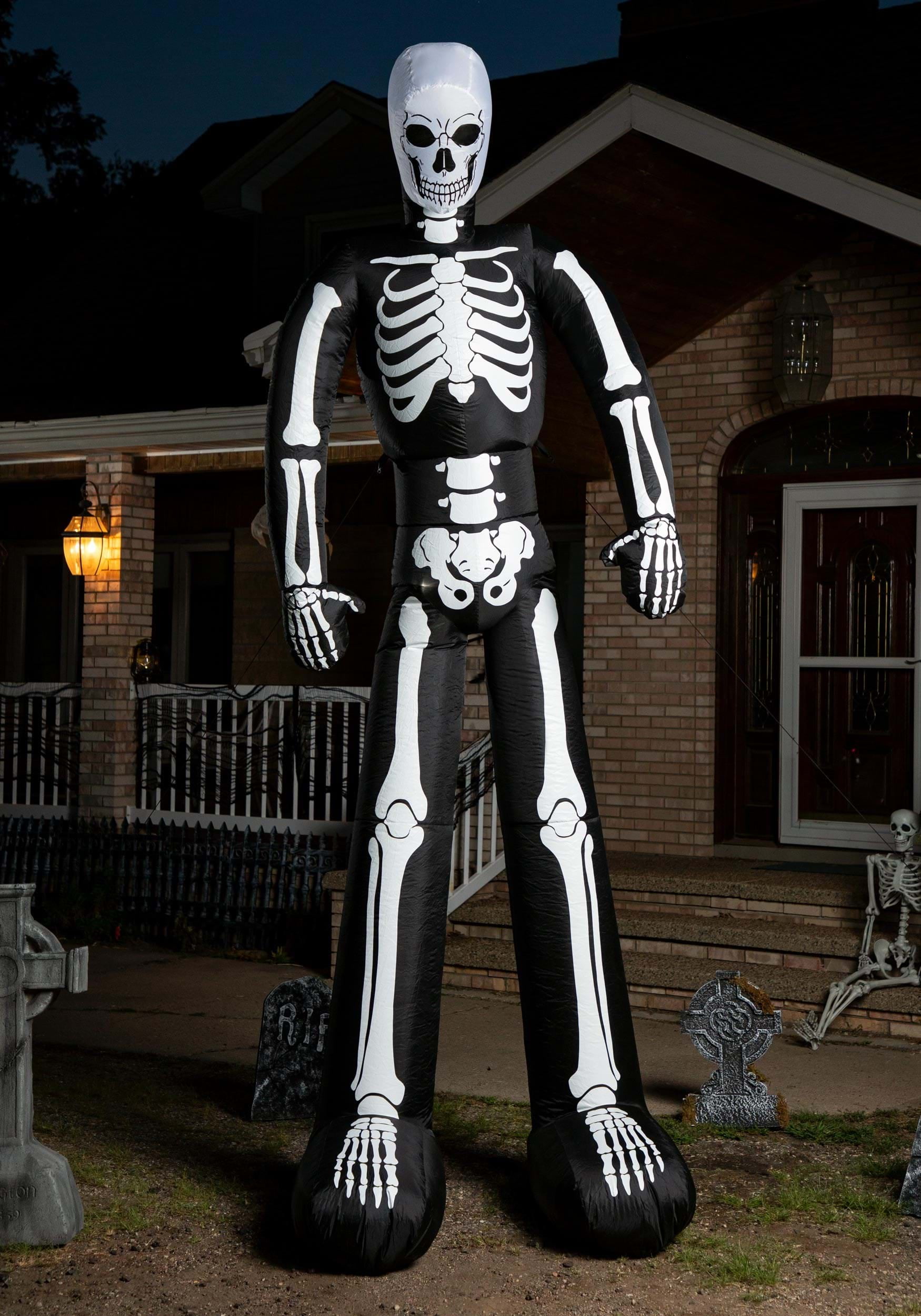 12ft Skeleton Inflatable - Walmart.com