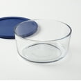 Anchor Hocking Glass Food Storage Container with Lid, 7 Cup Round ...