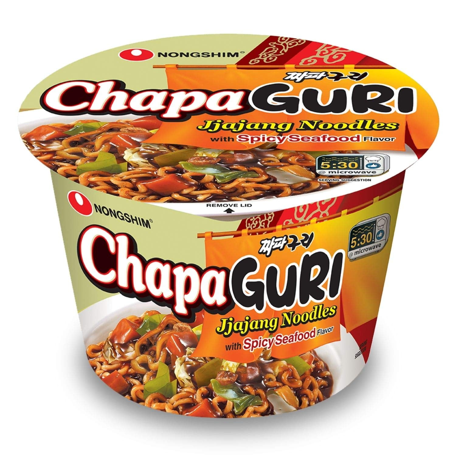 [Pack of 6] Nongshim Big Bowl, Chapaguri, 4.02 Oz - Walmart.com
