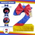 APINATA4U Number Two Pinata, Multicolor Princess Theme for Second ...