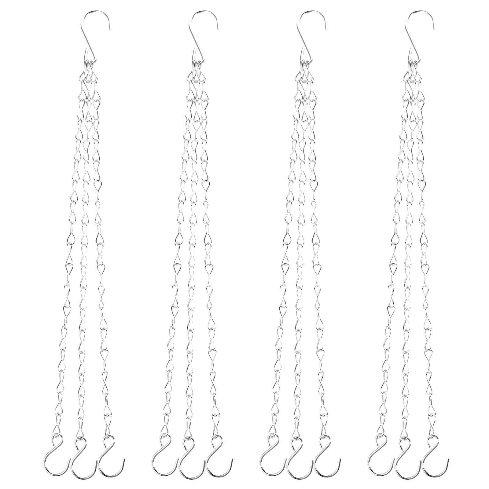 4pcs Flower Basket Hanging Chain Iron Chain Hanging Birdcage Plant ...