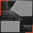 A-Premium Engine Coolant Radiator Assembly with Transmission Oil Cooler ...