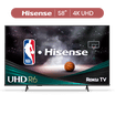 Hisense 43" Class 4K UHD LED LCD Smart Roku TV HDR R6 Series 43R6E3 ...