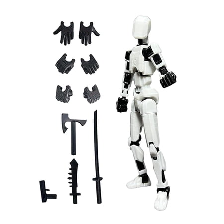 Yinanstore 3D Printed Action Figure Male Body Sketch Model Full ...