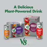 V8 +Energy Variety Pack, 6 Flavors, 8 fl oz Cans, Caffeine & Vegetable ...