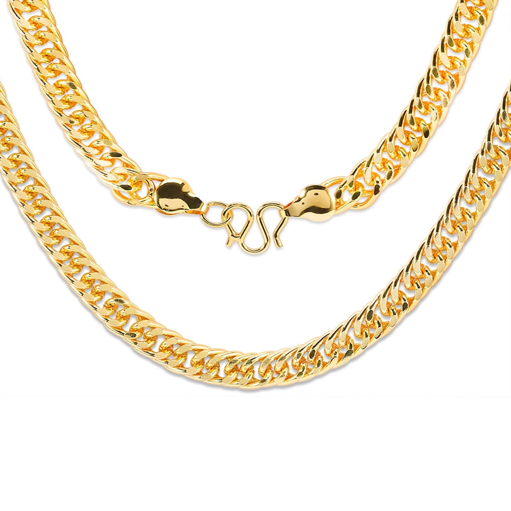 Cadena básica, collar básico simple exagerado para hombres, collar ...