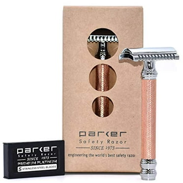 Parker Variant Adjustable Double Edge Safety Razor and 5 Parker Premium ...
