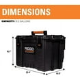 Pro Gear System Gen 2.0 Durable XL 22 in. Stackable Tool Box for ...