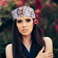 12PCS Handkerchief Towel Vintage Print Scarf for Women Square Kerchief ...