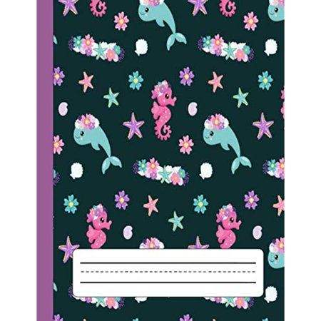 Sea Animals - Primary Composition Notebook With Picture Space: Draw And ...