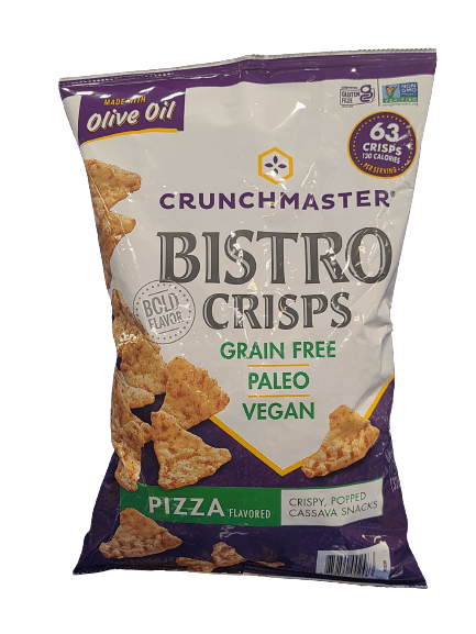 Crunchmaster Bistro Chips, Pizza Flavored, 11.5oz - Grain-Free Paleo ...