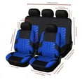 Car Seat Covers Full Set Front Split Rear Bench For Car Universal Cloth ...