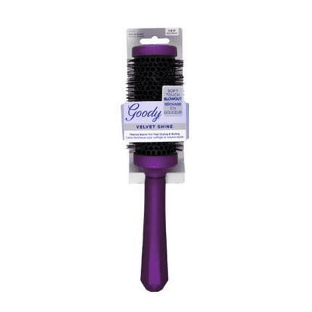 Goody Velvet Shine Round Brush Assorted Colors 1 Ct - Walmart.com ...