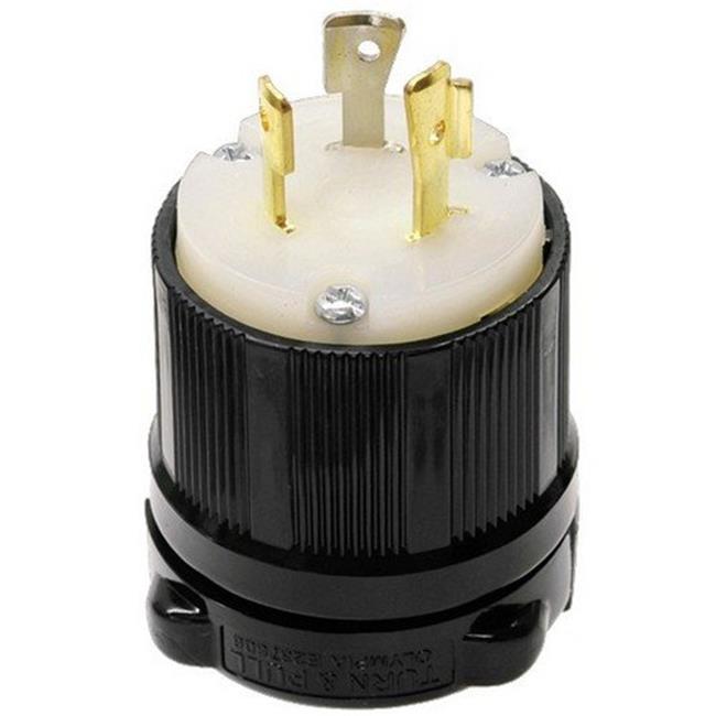 Morris Products 20447 20A 277 VAC Twist Lock Male Plugs 2 Pole 3 Wire ...