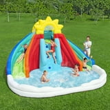 H20GO Kids Mega Water Park, Blow Up Kiddie Pool with Big Waterslide and ...