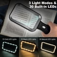 10X Magnifier with Light and Case Handheld Rechargeable Low Vision ...