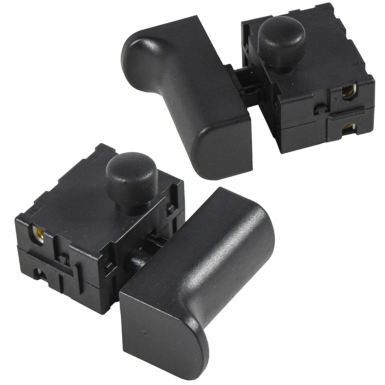 Hqrp 2 Pack Trigger Pushbutton Switch Compatible With Kedu Hy15db For Power Tools Mower Saw Hy