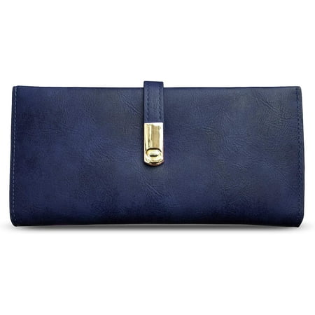 HTWW Womens Slim Wallet RFID Ladies Wallets Long Bifold Thin Skinny ...