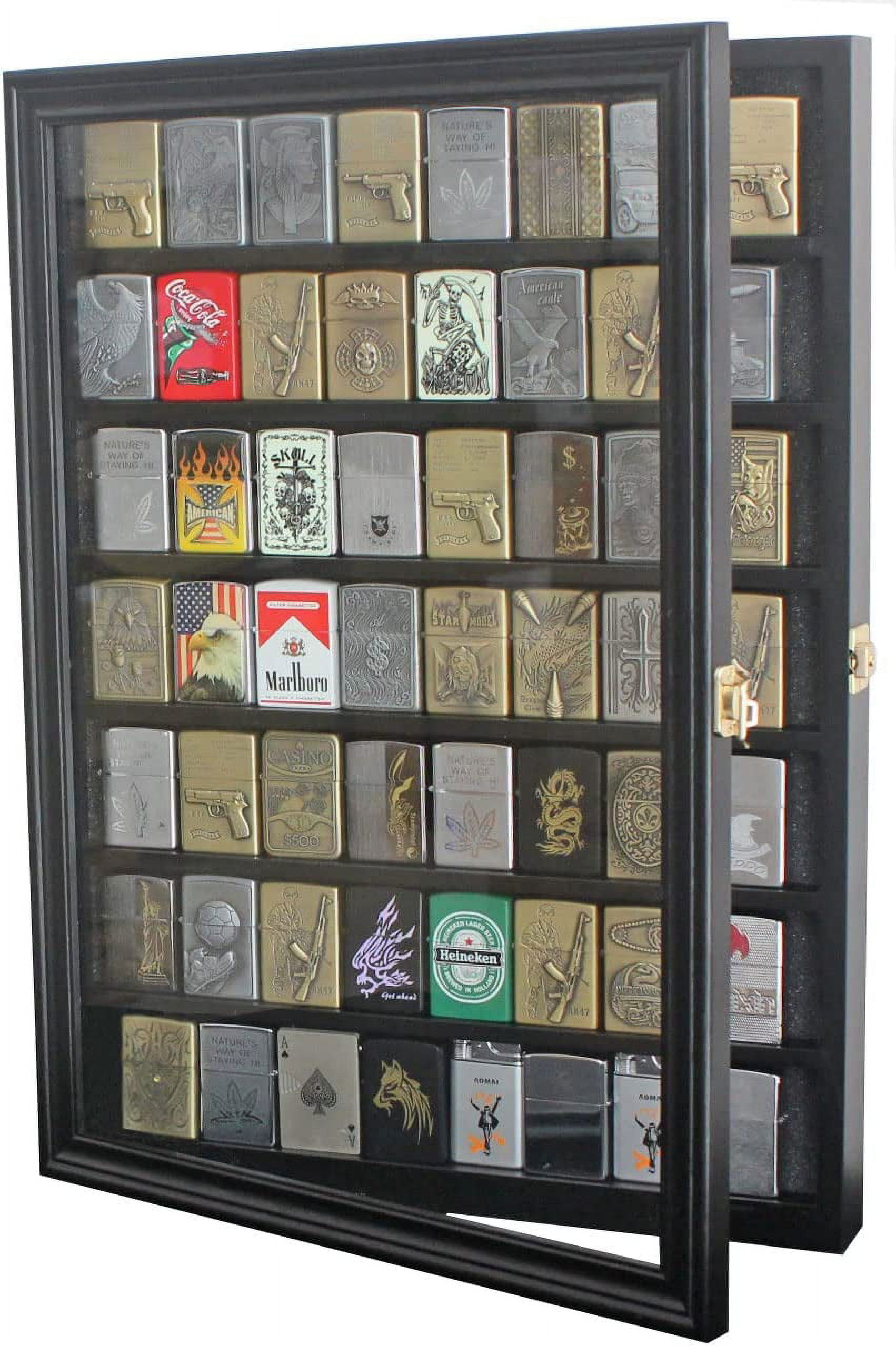 Zippo Collectors Lighter Display Cabinet | Cabinets Matttroy