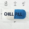 Mainstays 20" x 8" Chill Pill Shaped Pillow, Cobalt - Walmart.com