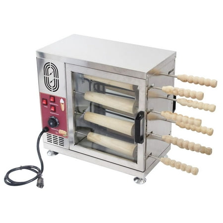 INTBUYING Commercial Stainless Steel Electric Chimney Cake Bread Maker ...
