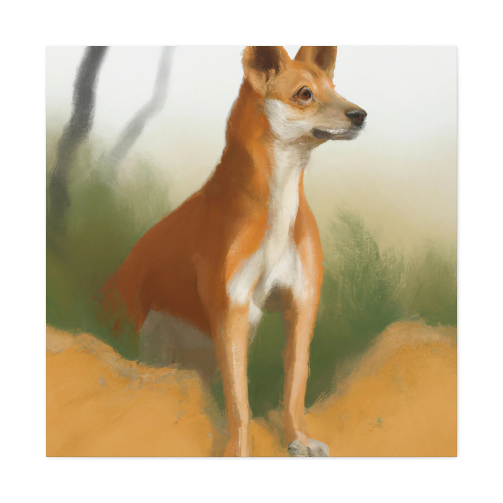 Dingo in the Outback - Canvas - Walmart.com