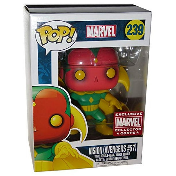 Vinilo Funko Pop Marvel Vision Avengers #57 Bobblehead Figura 239 Funko POP | Bodega Aurrera en ...