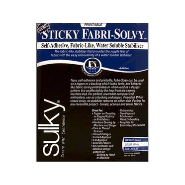 Ultra Solvy Water - Soluble Stabilizer - 19.5" X 36" - Walmart.com
