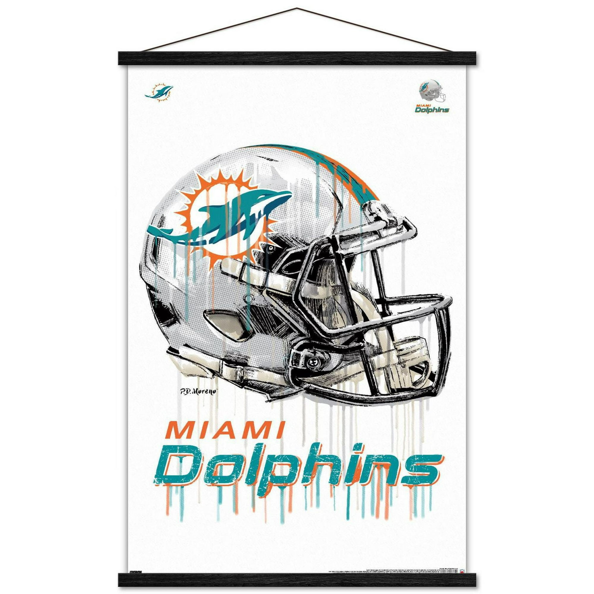 Click here for Trends International Nfl Miami Dolphins - Drip Hel... prices