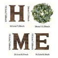 Home Sign Wall Decor, Wooden Home Letter Sign, Rustic Decor with ...